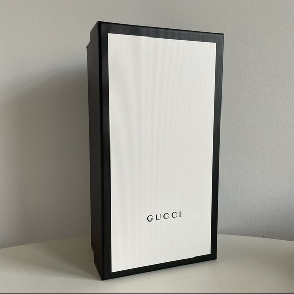 Gucci | Storage & Organization | Gucci Shoe Box Classic Black White ...